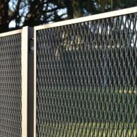 China Custom Grating Expanded Metal Stretched And Punching Process Hexagonal Hole Type for sale