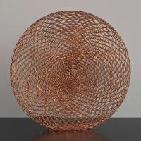 China Plain Weave Copper Metal Mesh Art For Home / Office Decoration for sale