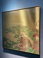 China 0.4mm Thickness Art Copper Mesh Wallpaper For Sophisticated And Luxurious Interiors for sale
