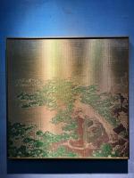 China 0.4mm Thickness Art Copper Mesh Wallpaper For Sophisticated And Luxurious Interiors for sale