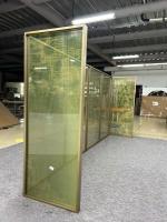China Customized Copper Woven Metal Hotel Art Screen With Stain Resistant for sale