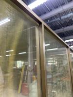 China Customized Copper Woven Metal Hotel Art Screen With Stain Resistant for sale