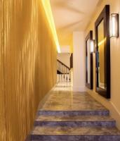 China Glossy Finish Metallic Wall Covering Geometric Pattern 2mm Thickness for sale