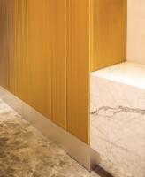 China Glossy Finish Metallic Wall Covering Geometric Pattern 2mm Thickness for sale