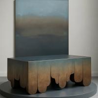 China Designers' Favorite Furniture Distressed Copper Texture Cladding for sale
