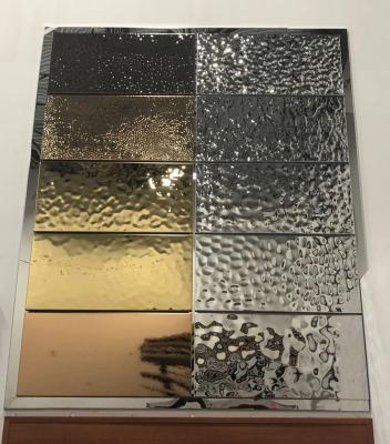 China Elegant Stainless Steel Kitchen Backsplash Ripple Panel Durable Stylish Wave Design for sale