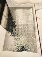China Elegant Stainless Steel Kitchen Backsplash Ripple Panel Durable Stylish Wave Design for sale
