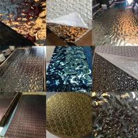 China 304 201 316 Stainless Steel Decorative Plate Embossed Hammer Decorative Wall for sale