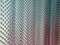 China Anodized Oxidation Aluminium Metal Curtain Woven Mesh Curtain With Advanced Woven Pattern for sale