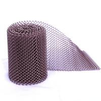China Colorful Decorative Metal Coil Drapery Chain Link Mesh Curtain for sale
