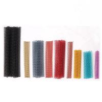 China Colorful Decorative Metal Coil Drapery Chain Link Mesh Curtain for sale