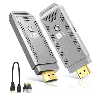 China Portable Wireless HDMI Transmitter And Receiver 100ft Wireless HDMI Extender 4K Decode / 1080P Output for sale