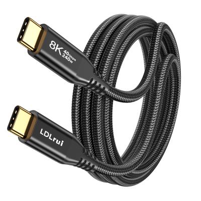 China 6FT USB4 Cables 8K 60Hz Monitor Display Cable Long Distance Connections for sale