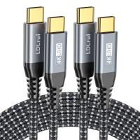 China Nylon Braided SS USB C Cable 4K HDR Video Output Cable Durable for sale