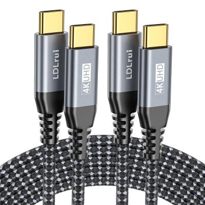 China Nylon Braided SS USB C Cable 4K HDR Video Output Cable Durable for sale