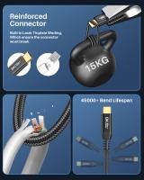 China 40Gbps USB C Monitor Cable 8K Video Docking Station Cable PD 3.1 External SSD for sale