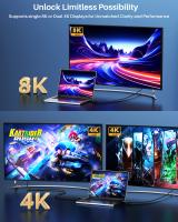 China 6FT USB4 Cables 8K 60Hz Monitor Display Cable Long Distance Connections for sale
