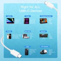 China Heavy Duty Video Display Cable Fast Charging 40gbps USB C Cable 8K Video for sale