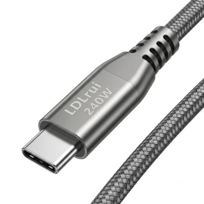 China 480 Mbps 240W USB C Cable PD 3.1 EPR Quick Charging Cable With E Marker Chip for sale