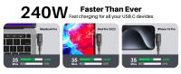 China Fast Charging 90 Degree Type C Cable 8K Video Display 40gbps Cable VR Headset Compatible With Thunderbolt 4 3 for sale