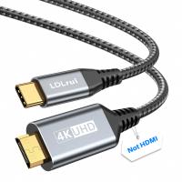 China 4K 60Hz 2K 120Hz USB C To Mini HDMI Cable Unidirectional Laptop Monitor Cable for sale