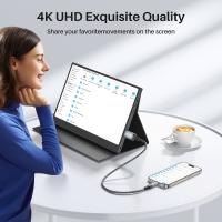 China 4K 60Hz 2K 120Hz USB C To Mini HDMI Cable Unidirectional Laptop Monitor Cable for sale