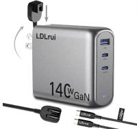 China Small GaN Fast Charger 140W High Power GaN Charger Supports PD 3.1 PD 3.0 QC 4.0 Fast Charging Protocols for sale