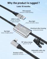 China 5M 16FT Fast Charging Cable 5Gbps USB 3.2 Gen 1 Cable For Meta Quest 3 Quest 2 Oculus Rift S for sale