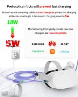 China Soft Silicone VR Link Cable 16FT 5M 5Gbps USB 3.0 To USB C Cable For Meta Quest 3 2 for sale
