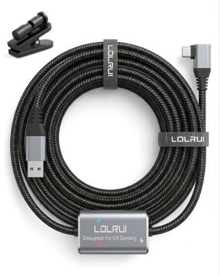 China 16FT 5M VR Headset Extension Cable PD Fast Charging 5Gbps USB A To USB C Cable For VR for sale