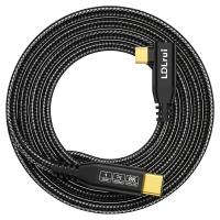 China Fast Charging 90 Degree Type C Cable 8K Video Display 40gbps Cable VR Headset Compatible With Thunderbolt 4 3 for sale