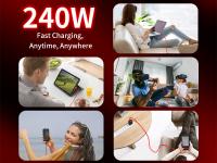 China 80Gbps USB4 Cables PD 3.1 USB C 80gbps 16K Video Support Compatible With Thunderbolt 5 for sale