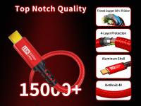 China 80Gbps USB4 Cables PD 3.1 USB C 80gbps 16K Video Support Compatible With Thunderbolt 5 for sale