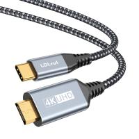 China Type C To Mini HDMI Cable Unidirectional 4K 60Hz 2K 144Hz Portable Monitor Cable for Gaming Laptop for sale
