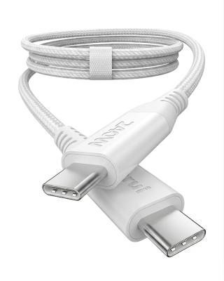 China PD 3.1 EPR 240W Charging Cable White USB C To USB C Cable Compatible With Thunderbolt 4 Laptops Tablets for sale