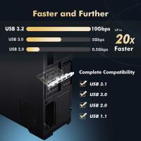 China Black PCIe To USB Card 5 Ports PCI Express X4 Adapter USB 3.2 Gen 2 Dual USB C Triple USB A for sale