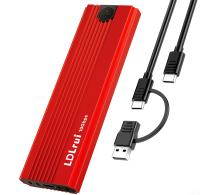 China Tool Free NVMe To USB Enclosure 4TB M.2 NVMe SATA SSD Enclosure 10Gbps For SSDs 2230 2242 2260 2280 for sale