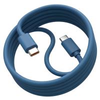 China Soft Liquid Silicone 240W Fast Charging Cable Blue 4K HDR Cable 20Gbps for sale