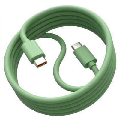 China 0.15m - 1m Silicone Type C Cable 240W Fast Charge USB C Cable For Laptop SSD Monitor for sale