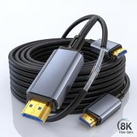 China Thin Video Adapter Cable 8K 60Hz 4K 120Hz 48Gbps High Speed HDMI Cable for Gaming Laptop Monitor Projector for sale