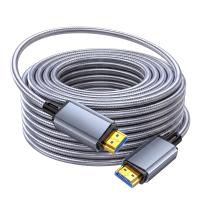 China Armored 4K 8K Video Adapter Cable Metal Jacket Fiber Optic HDMI Cable 200M for sale