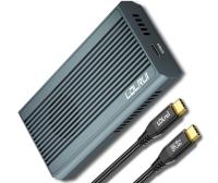 China 40Gbps M.2 NVMe Enclosure 8TB NVMe SSD Enclosure Active Cooling Fan Tool Free for sale