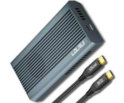China 40Gbps M.2 NVMe Enclosure 8TB NVMe SSD Enclosure Active Cooling Fan Tool Free for sale