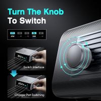 China 100W GaN Fast Charging Station 5 Port Desktop USB C Charger 4 Type C and 1 USBA Fast Charging Hub for sale