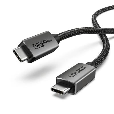 China USB4 40Gbps USB C Monitor Cable 8K Video Docking Station Cable PD 3.1 External SSD Super Fast OEM Factory for sale