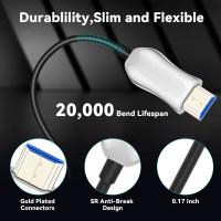 China Active Optical Cable 8K Fiber Optic HDMI 2.1 Cable 48Gbps 8K60Hz 4K120Hz EARC HDR Ultra High Speed Thin Long Cord for sale