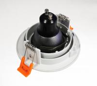 China Mr16 G5.3 Gu10 Bulb Recessed Downlight Housing Die Casting Aluminum Housing for sale