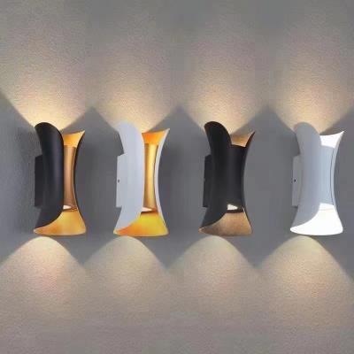 China 10W Modern Up And Down Outdoor Sconce Lamp Led Fixtures Wall Light Decorative for sale