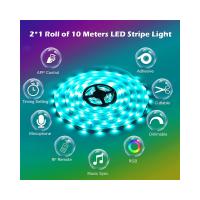 China OEM SMD 5050 RGB Smart LED Strip Light Waterproof For Decoration for sale