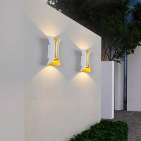China Sand Black Cri80 6W Ip65 Waterproof Up And Down Luminous Led Wall Lamps for sale